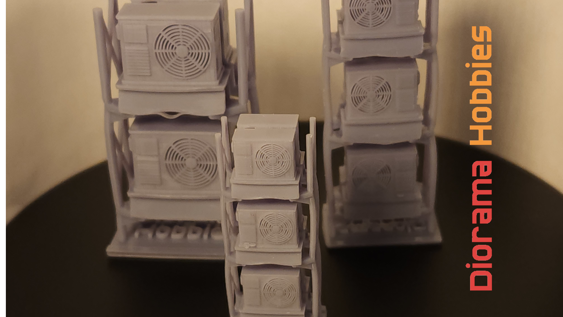 Wall Mounted Air Conditioner (6 pack) HO Scale – Diorama Hobbies