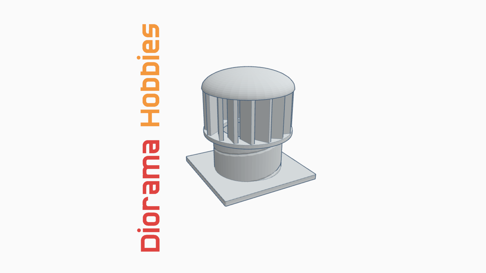 Turbine Exhaust Roof Vent Large (9 Pack) HO Scale 1:87 – Diorama Hobbies